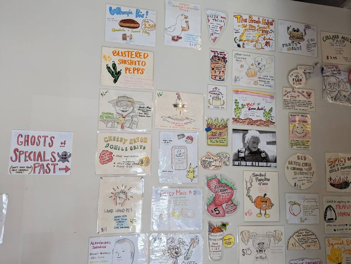 Menu at Redheaded Stranger restaurant, Nashville