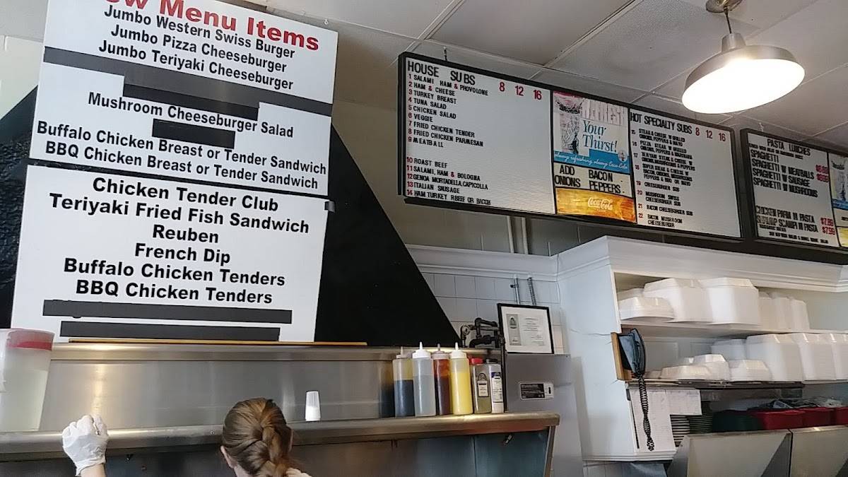 Menu at Big Joe's Subs restaurant, New Smyrna Beach