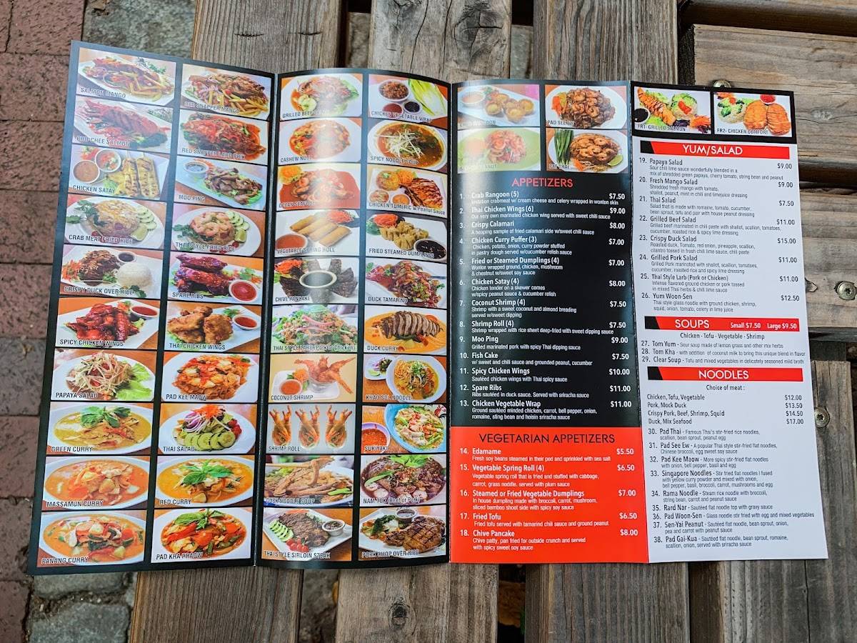 Menu at Khun Noo Thai Noodle House restaurant, New York City, 51-20 ...