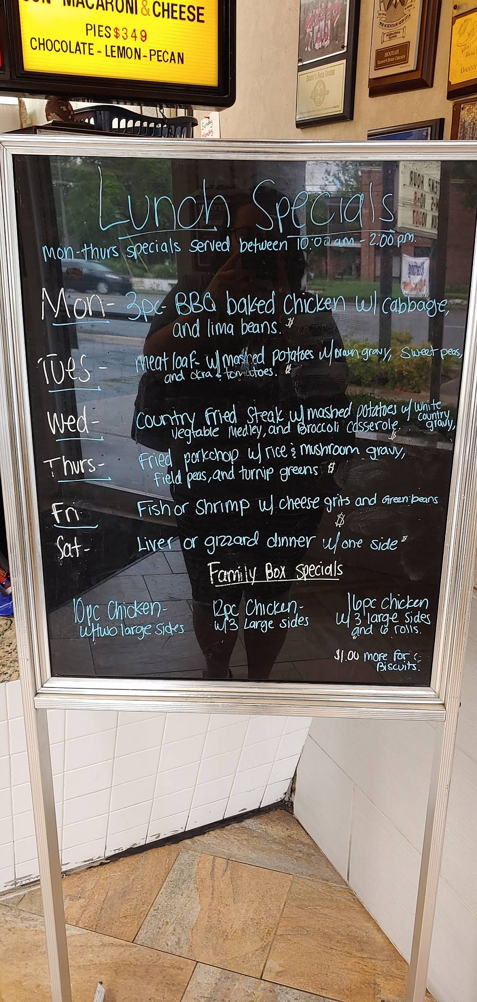 Menu at Danny's Fried Chicken fast food, Niceville, 408 E John Sims Pkwy