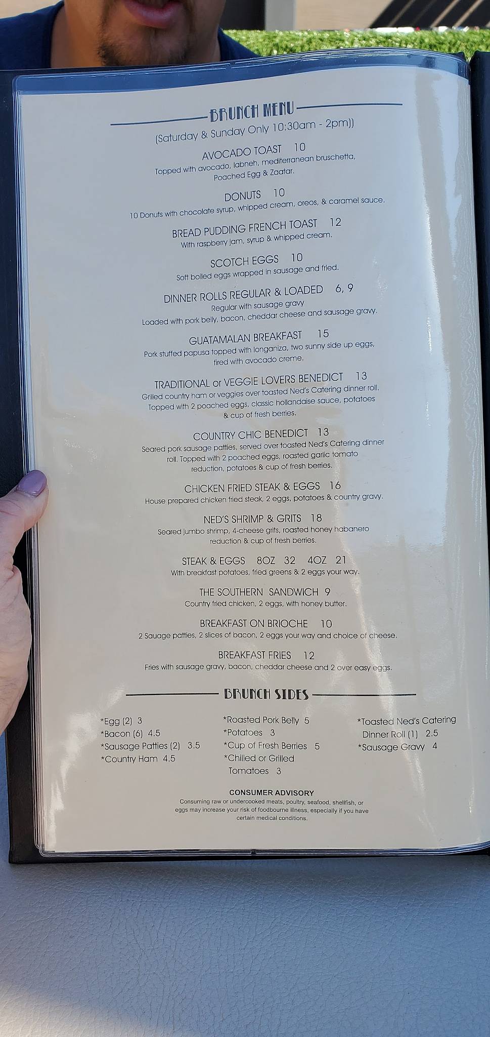 Menu at Ned’s Starlite Lounge pub & bar, Oklahoma City