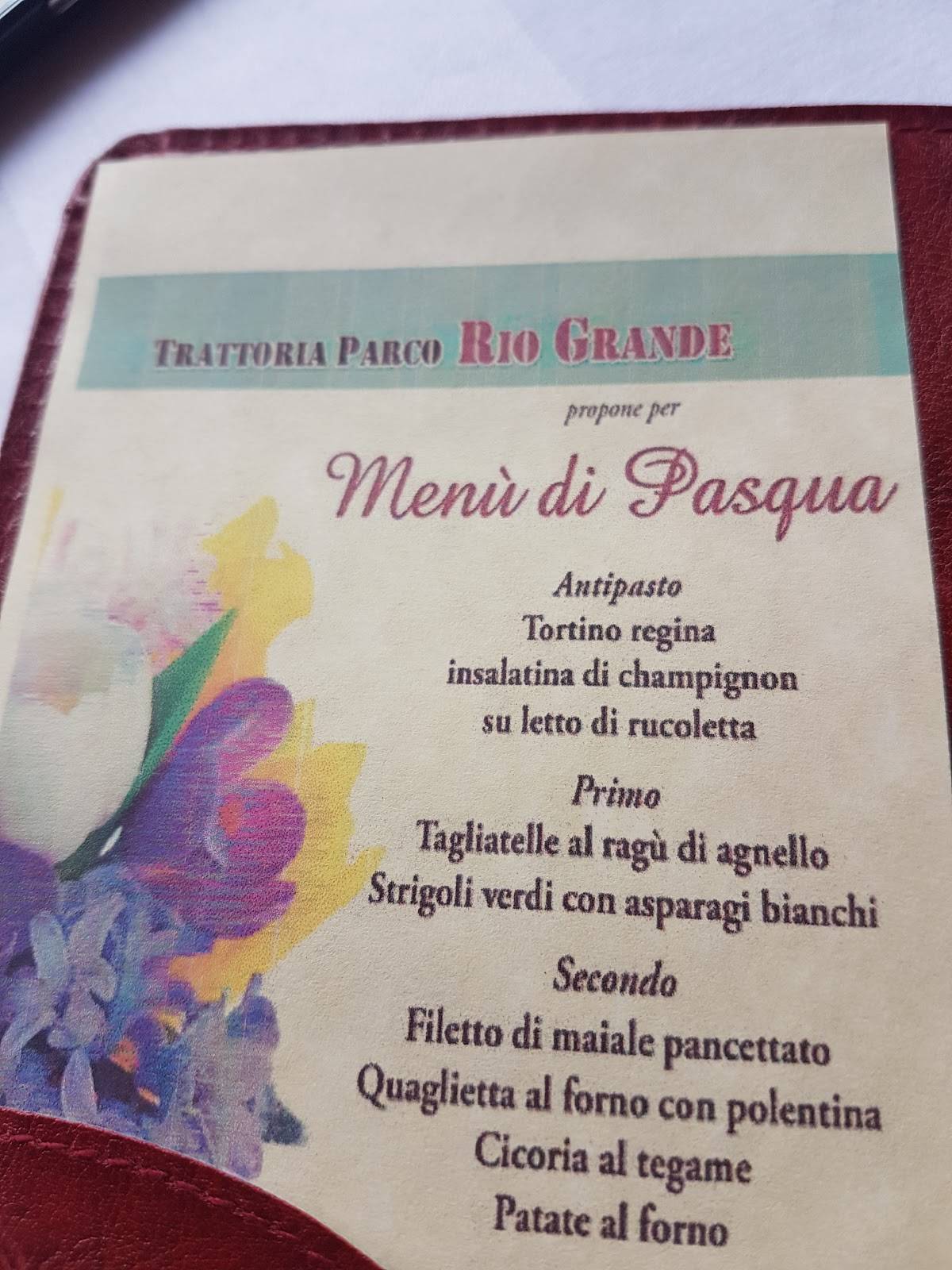 Menu da Parco Rio Grande ristorante, Boccon