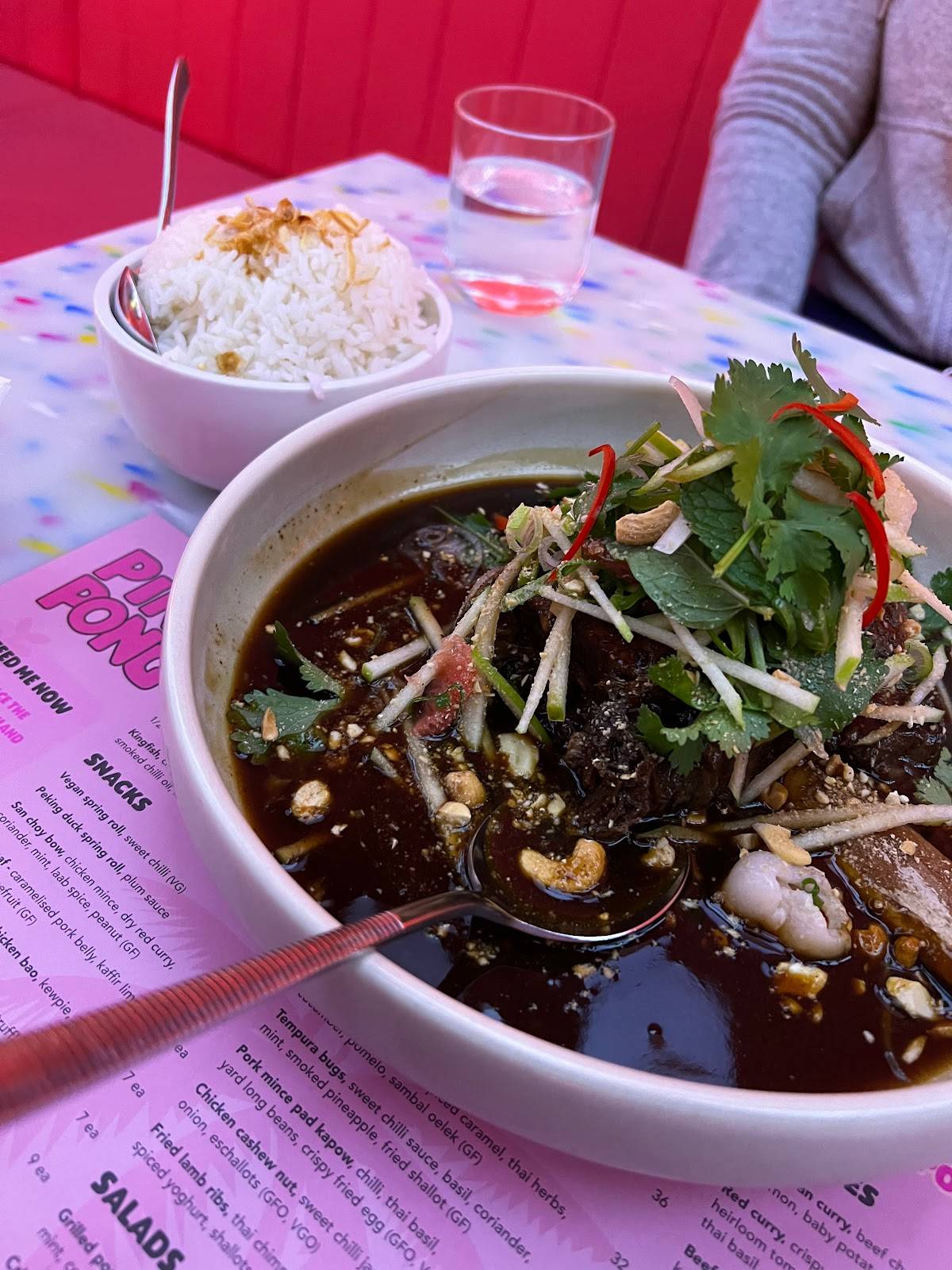 Menu at Ping Pong restaurant, Newstead