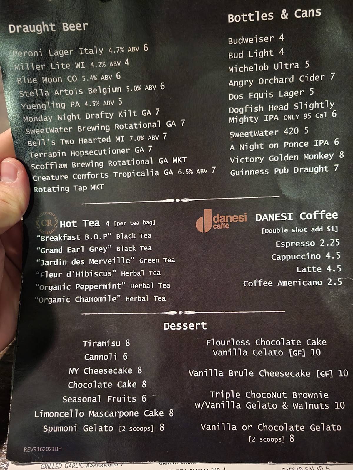 Menu at EATaliano Kitchen pizzeria, Atlanta, Briarcliff Rd NE