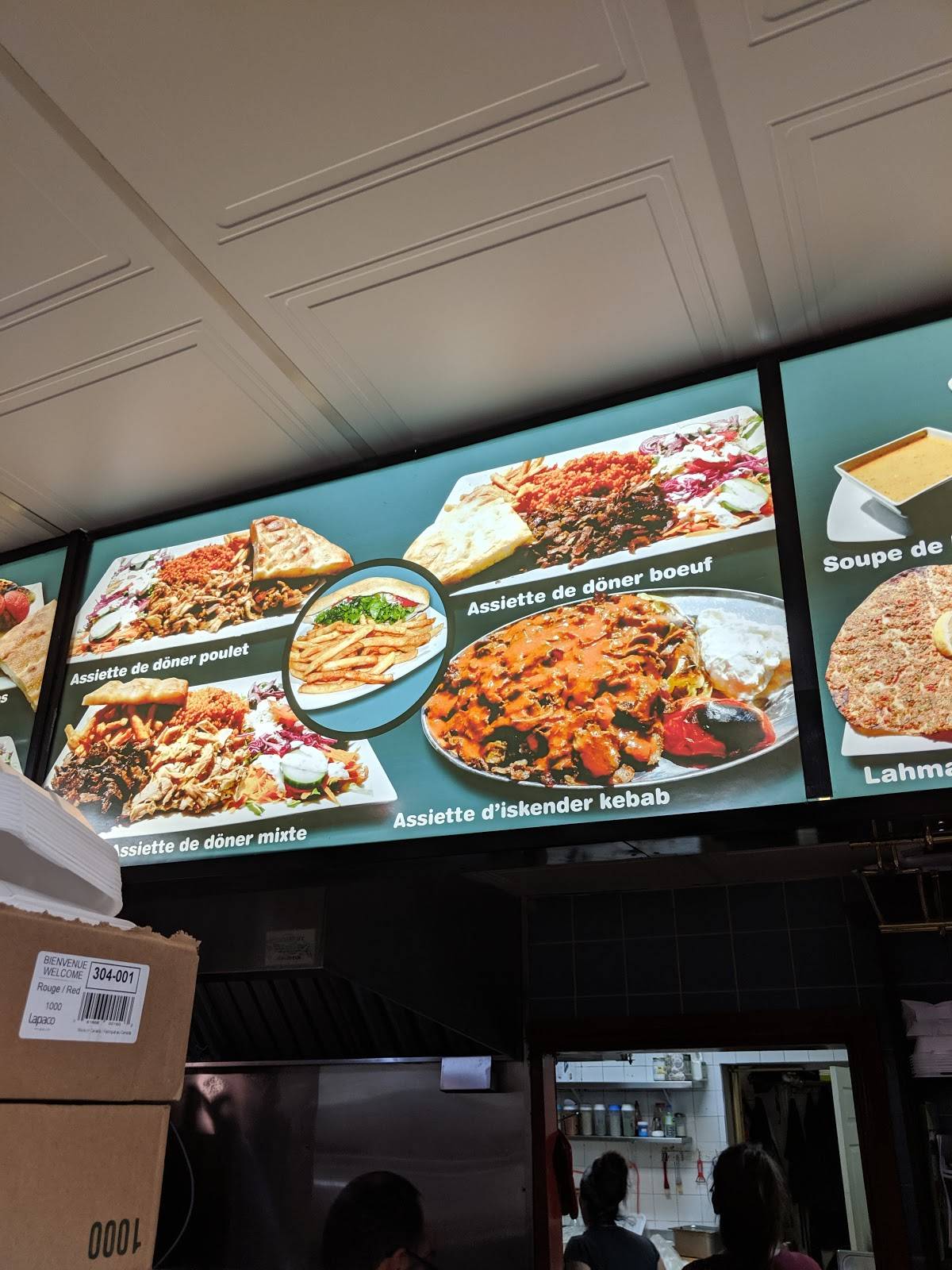 Menu au Maison Istanbul pizzeria, Montréal, 5106 Rue Jean-Talon E
