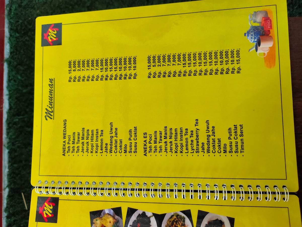 Menu at Pondok Makan & Pemancingan Minanata restaurant, Ungaran