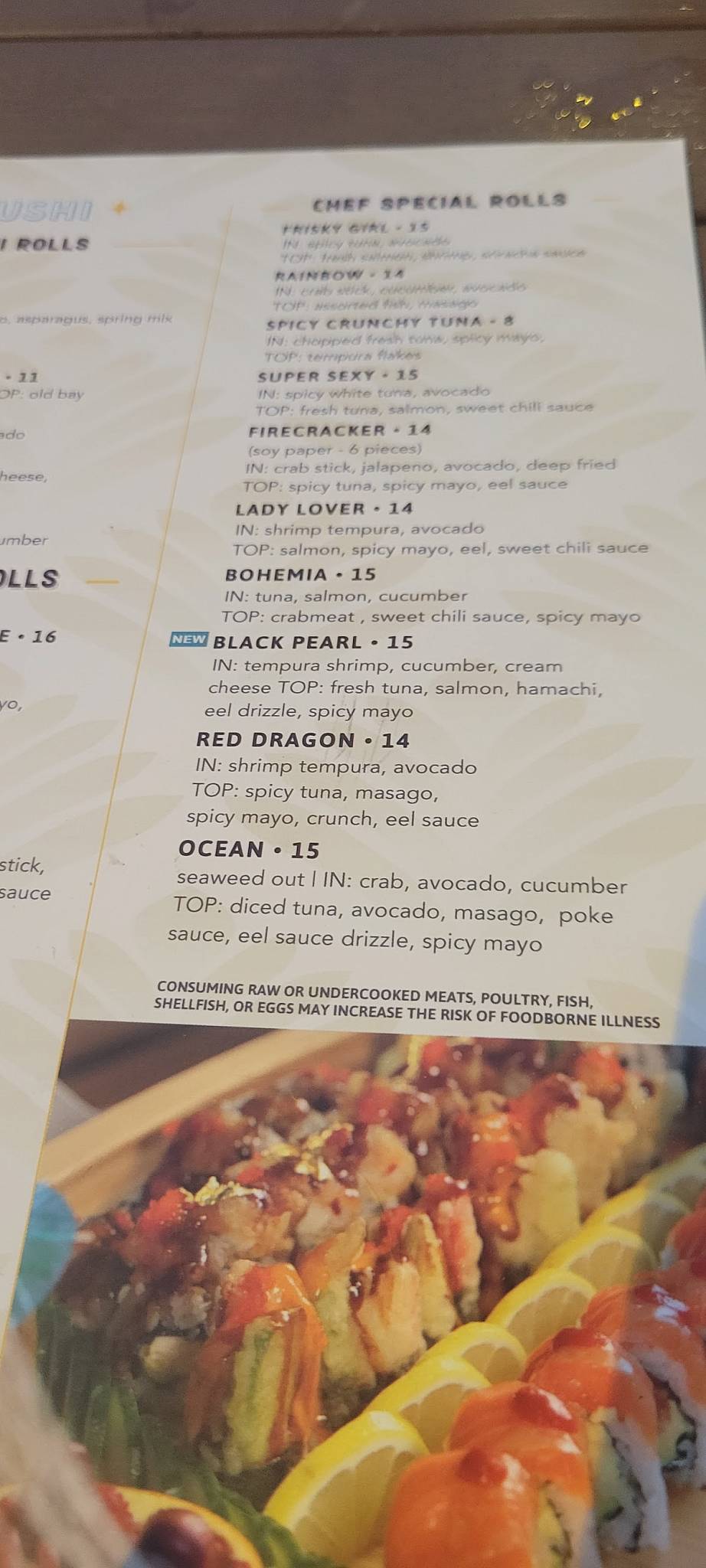 Menu at Chesapeake Inn Restaurant & Marina, Chesapeake City