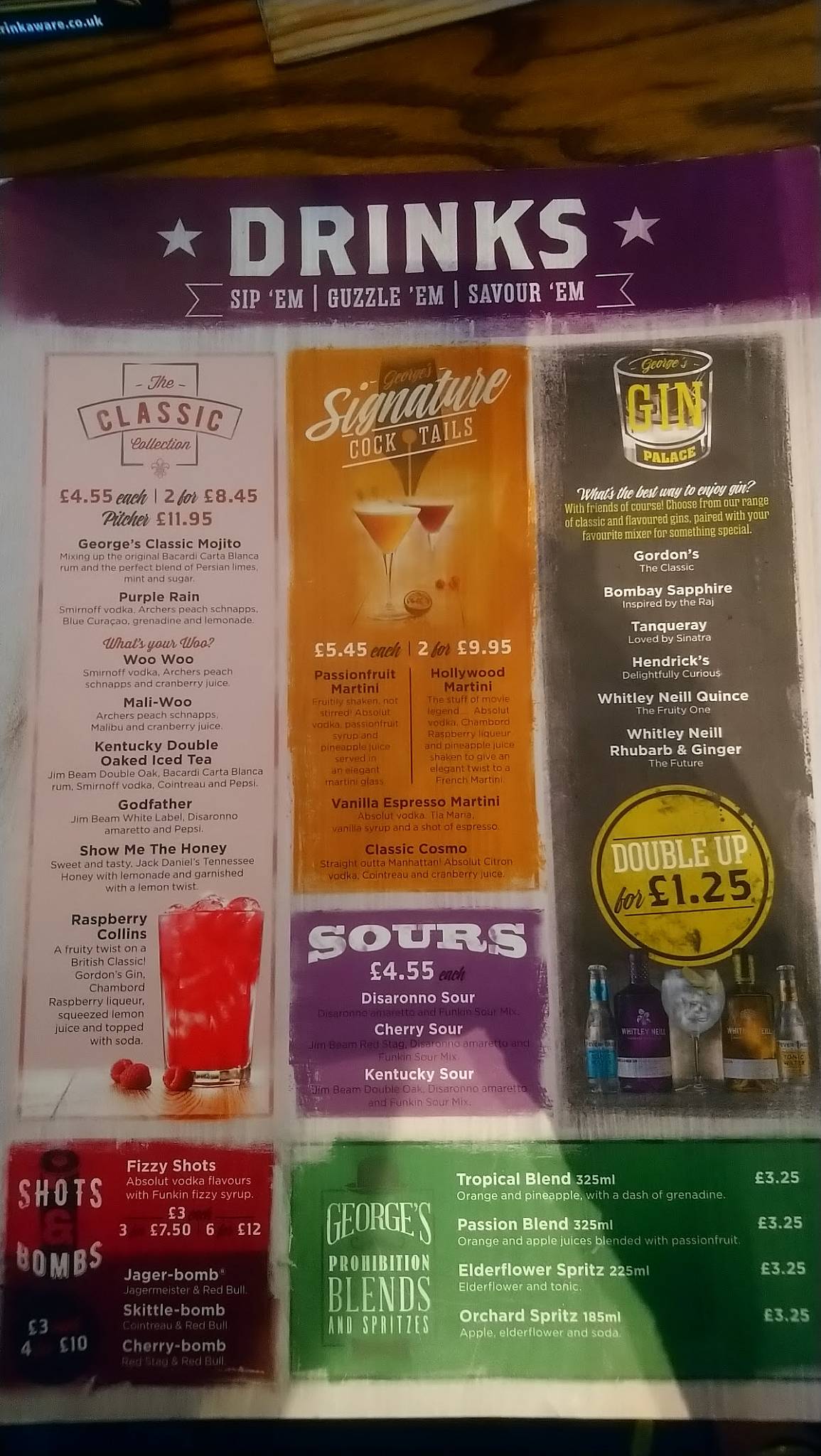 Menu at Old Ash Dene pub & bar, Ashington
