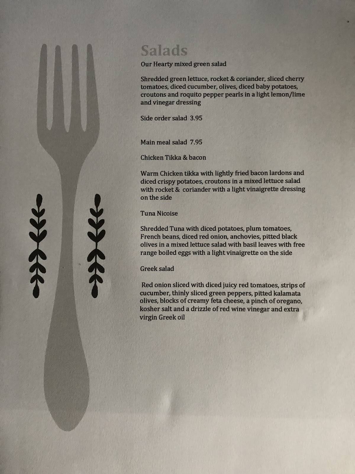 Menu at The Drovers Llanelli pub & bar, Llanelli