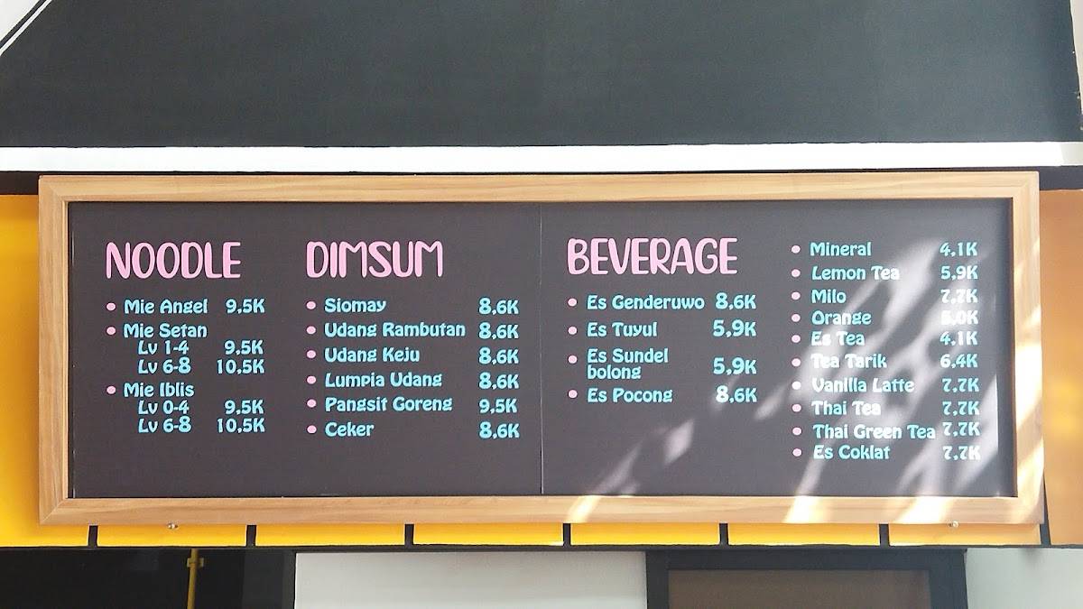 Menu at Mie Gacoan - Purwakarta restaurant, Purwakarta