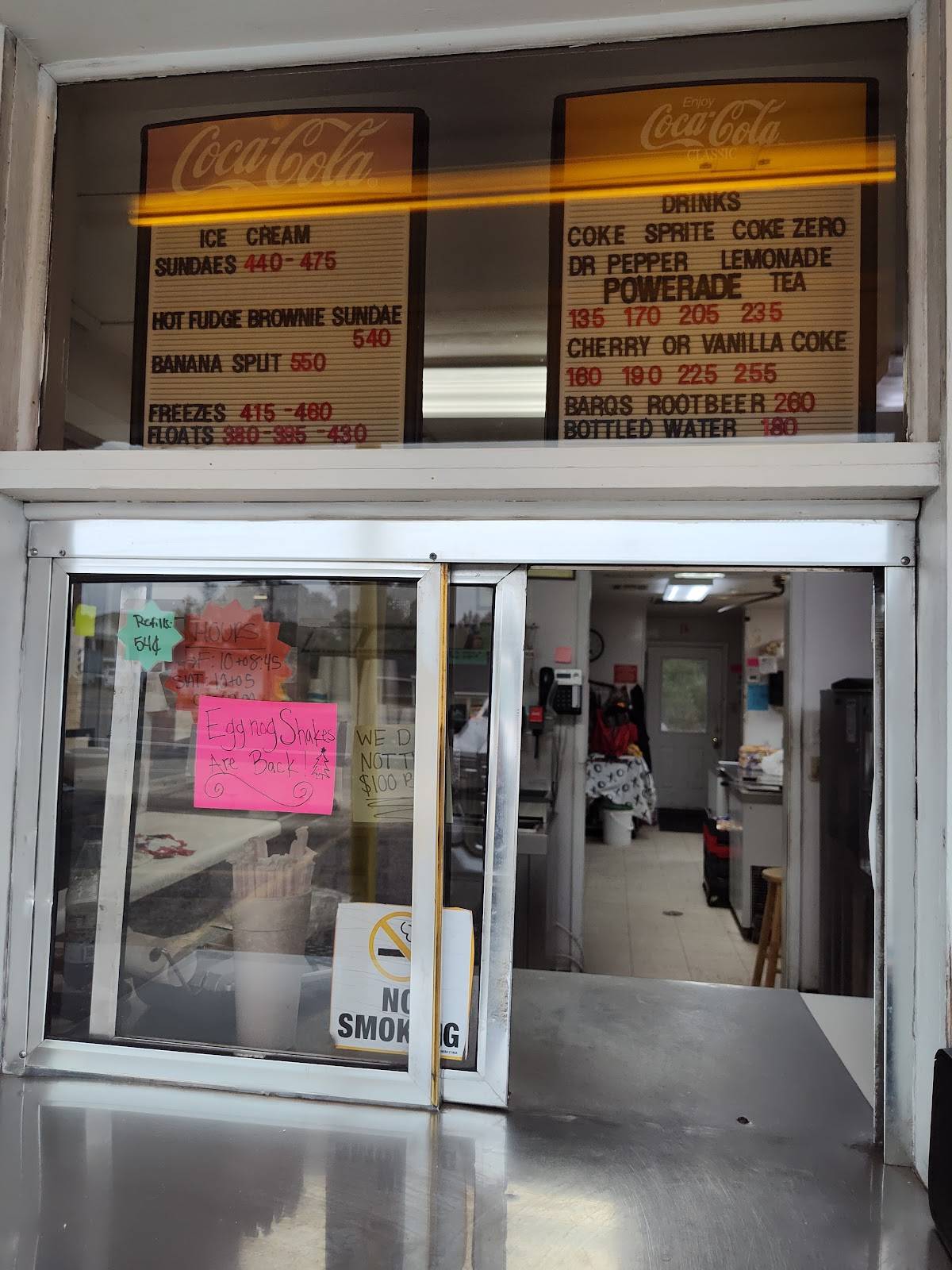 Menu at Rebel Dip restaurant, Gulfport