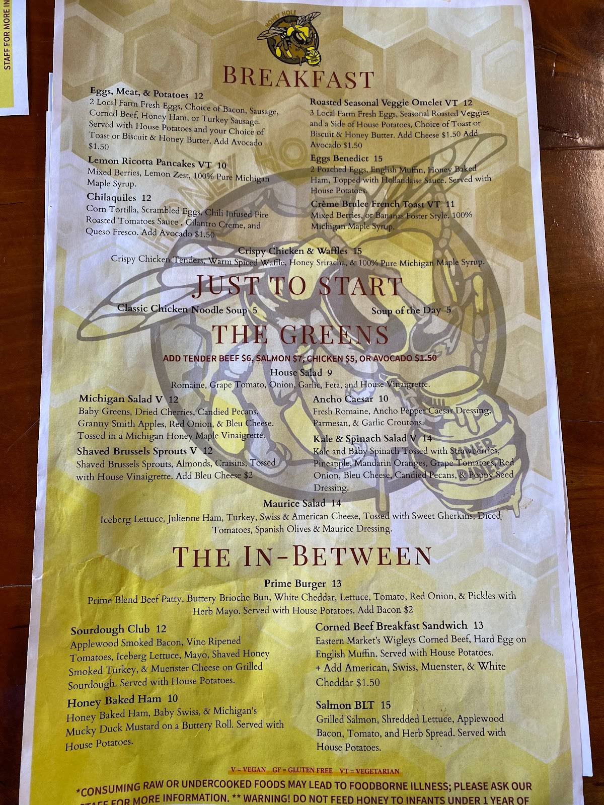 Menu at Red Ryder pizzeria, Plymouth