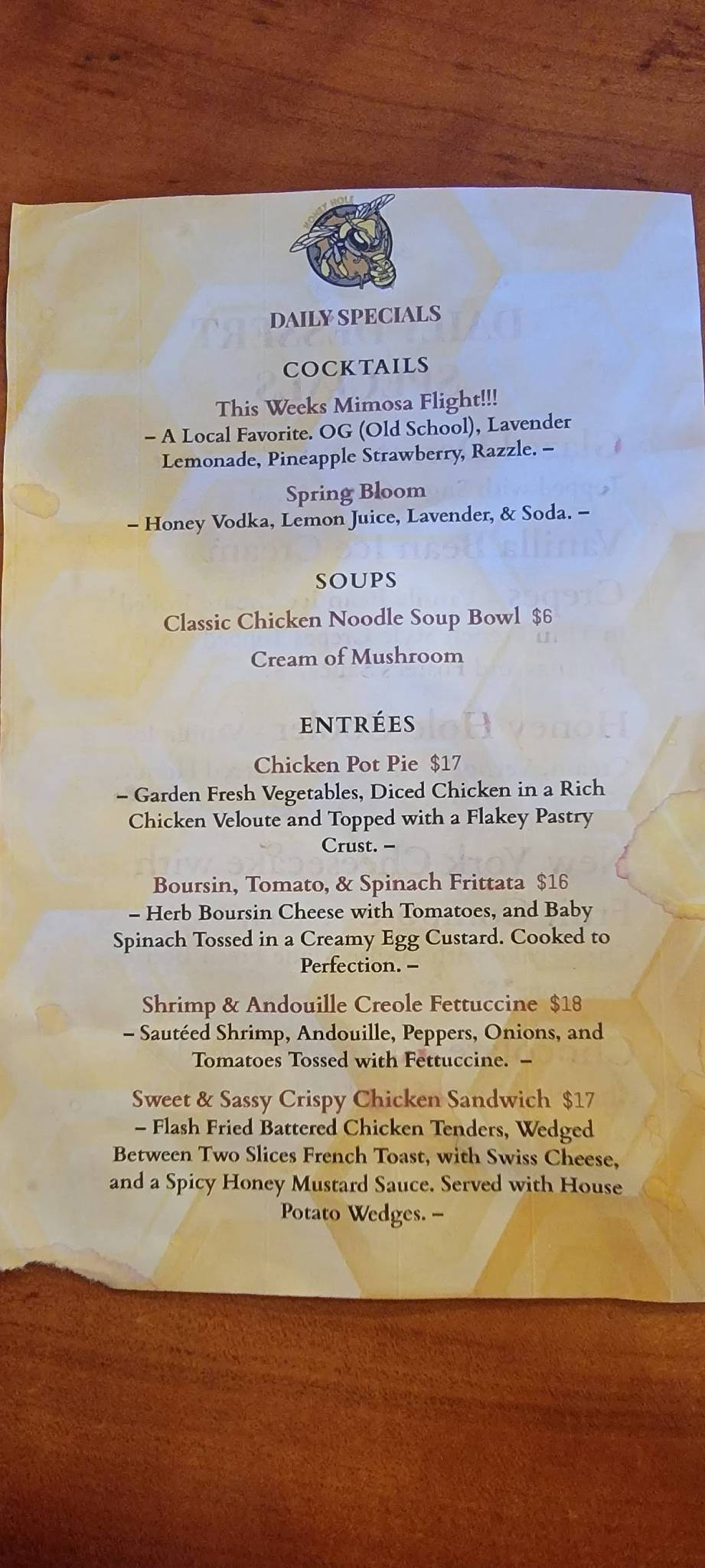 Menu at Red Ryder pizzeria, Plymouth