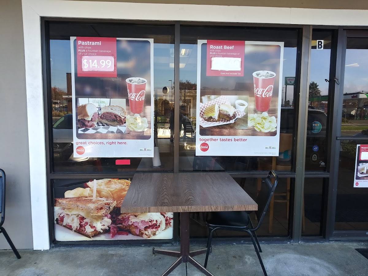 Menu at BIG H DELI restaurant, Fairfield