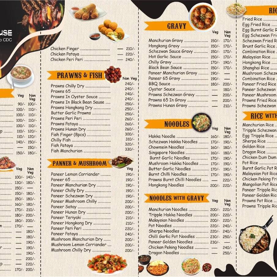Menu at Barbeque House by mimoCDC, Thane