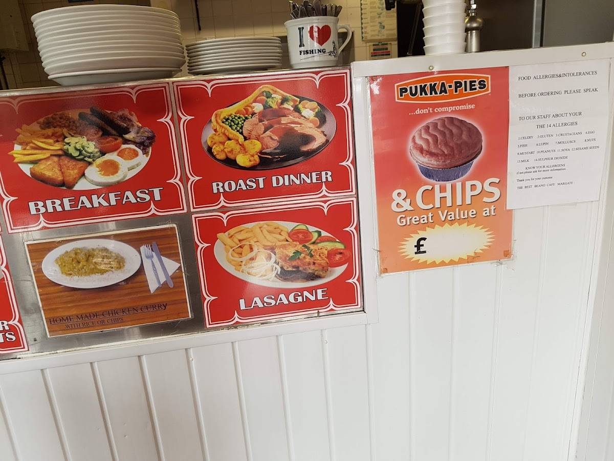 Menu at Best Beano Cafe & Restaurant, Margate, 1 Dane Rd