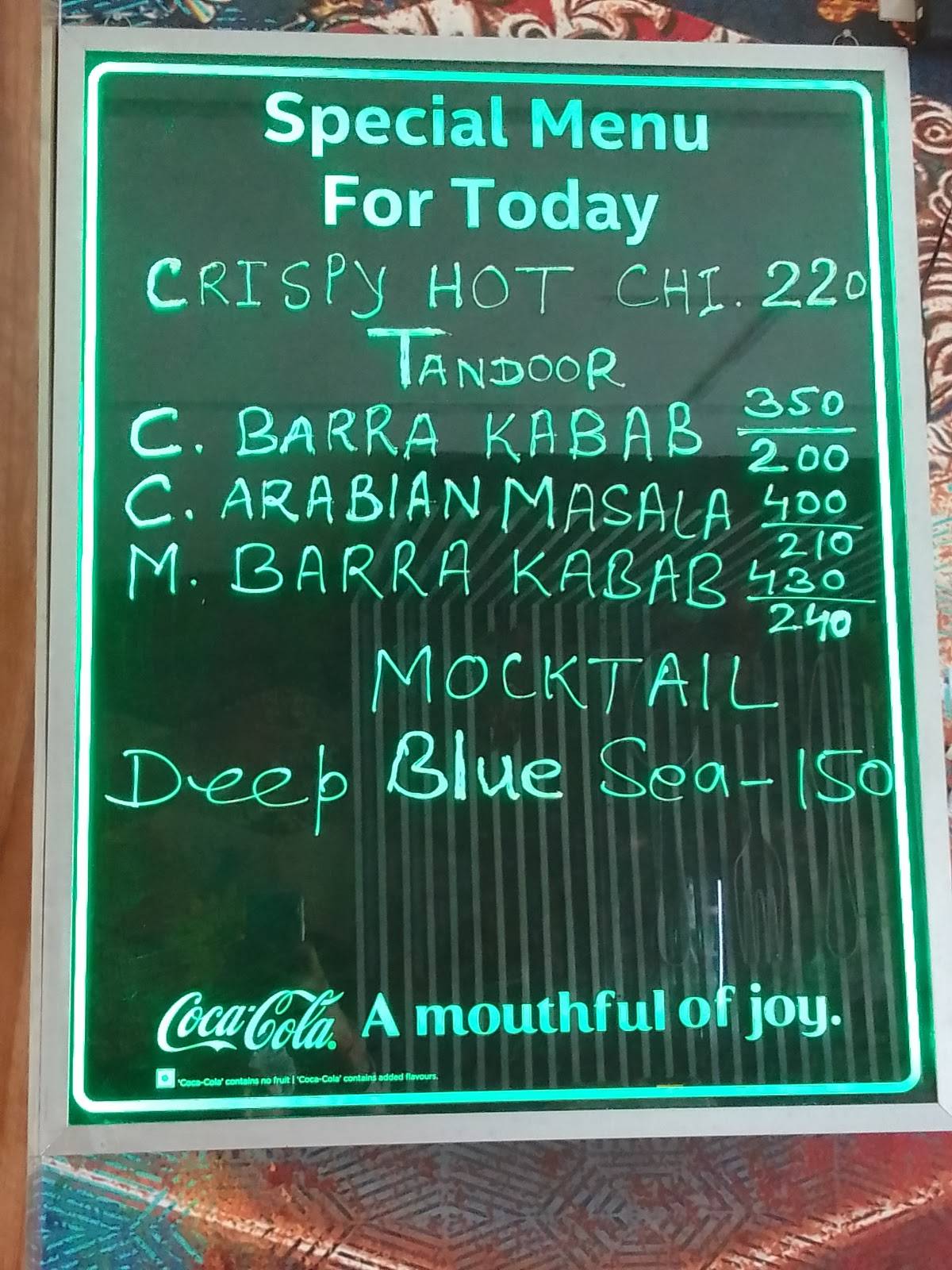Menu at Biryani Mahal Ranchi, Ranchi