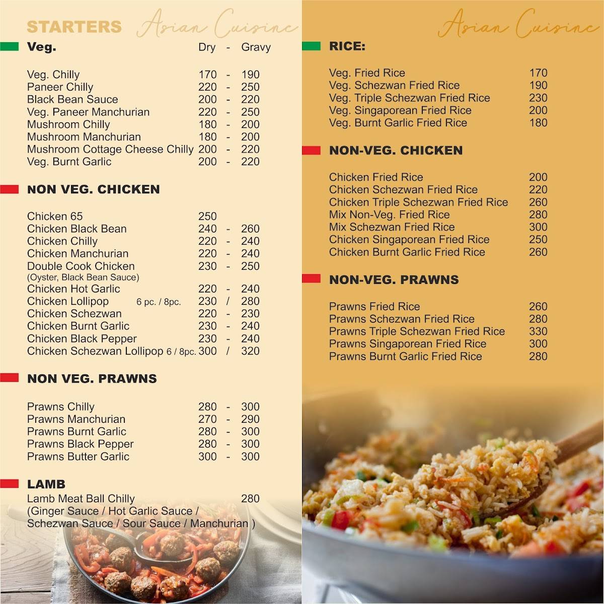 Menu at Eastern Wok, Mumbai