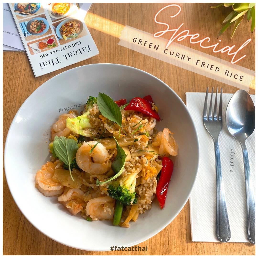 Menu at Fat Cat Thai restaurant, Old Reynella
