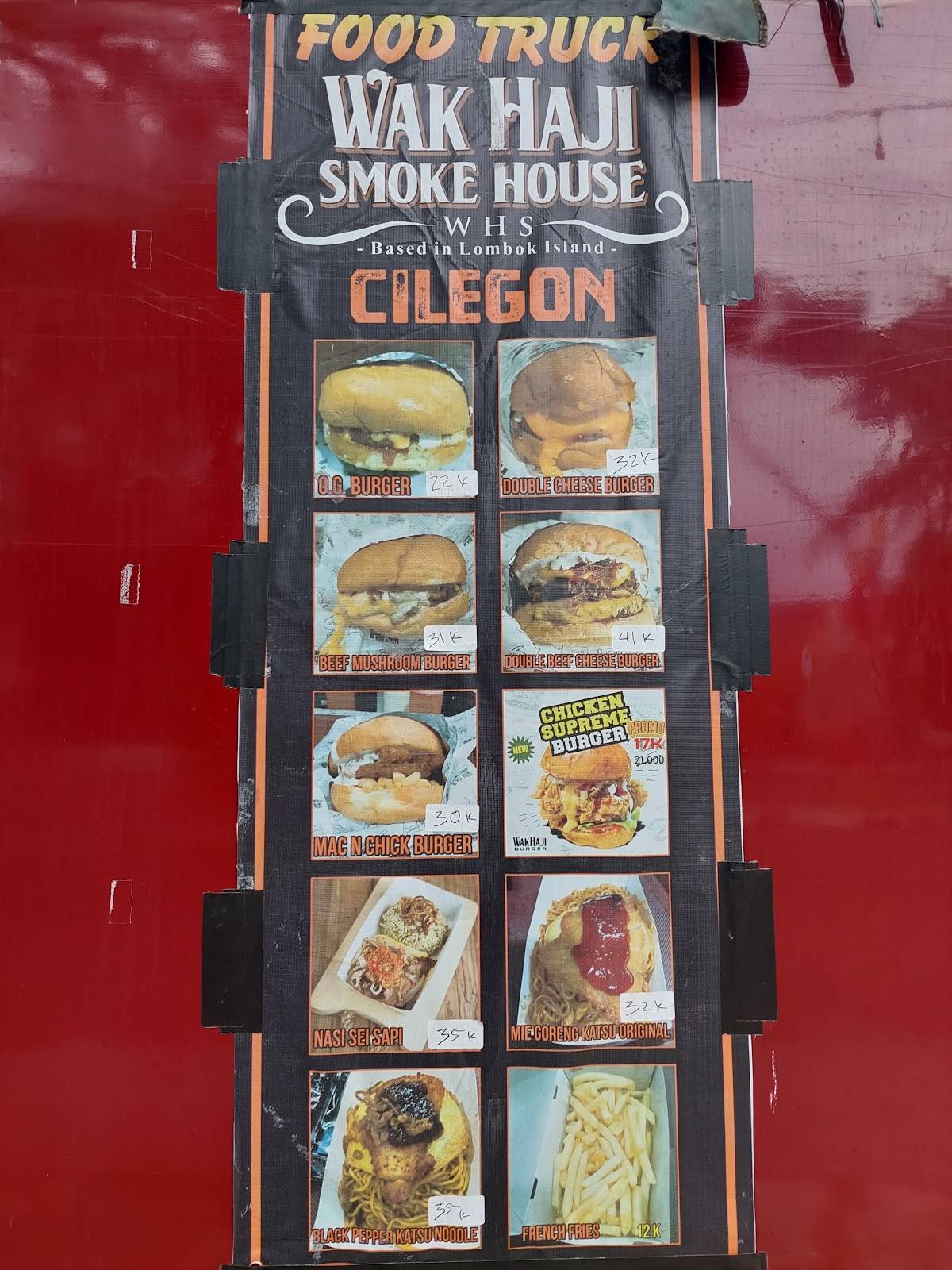 Menu at Food Truck Wak Haji Smoke House Citra Garden BMW restaurant ...