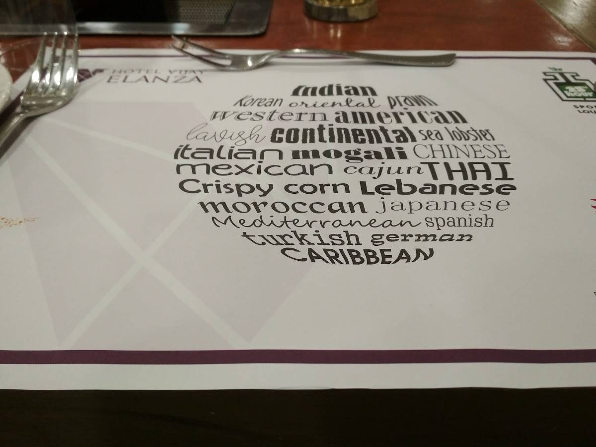 Menu at Global Barbeque, Coimbatore, Avinashi Road