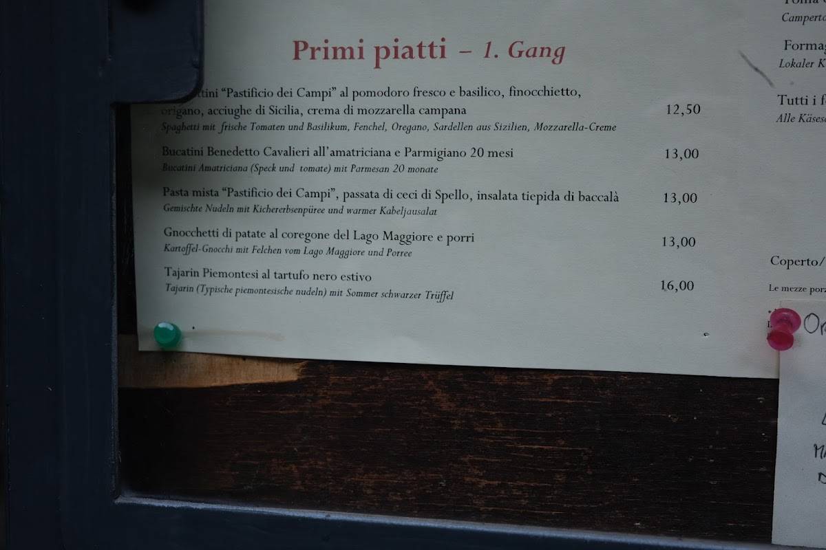 Menu da Grotto Sant'Anna ristorante, Cannobio