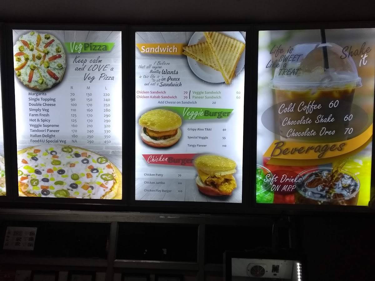 Menu at Halal Food 4U, New Delhi, C-274/4.Near Bilal masjid Jarman Lane.