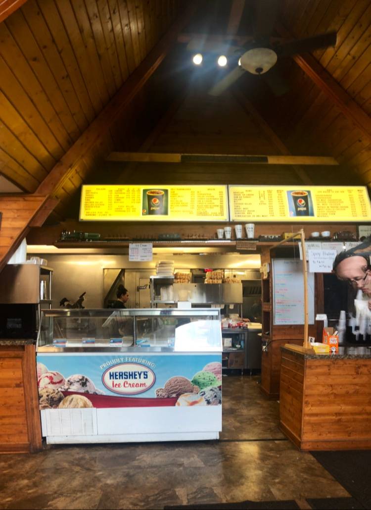 Menu at Halls Station Sub Shop restaurant, Muncy