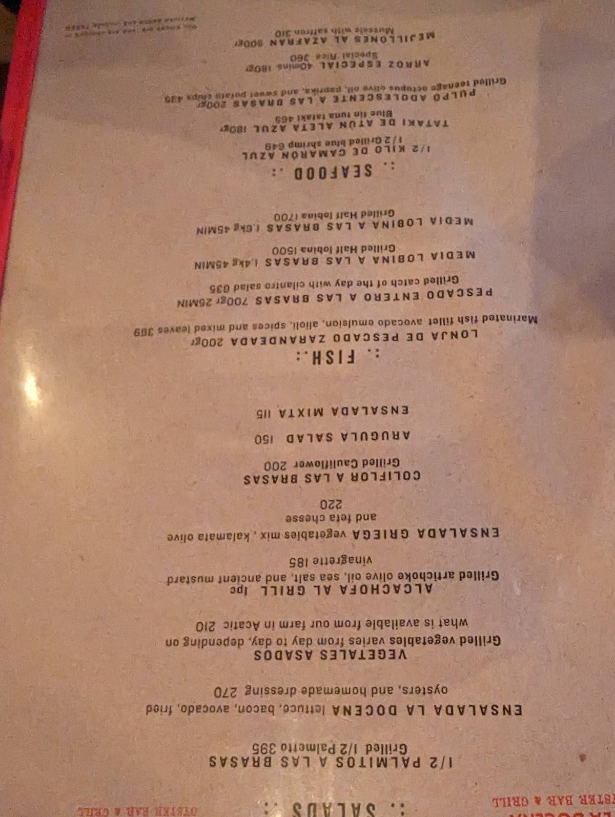 Carta del restaurante La Docena Roma, Ciudad López Mateos, Av. Álvaro ...