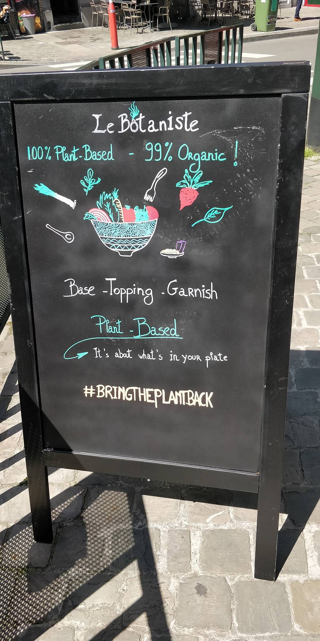 Speisekarte von Le Botaniste, Brussel, Rue Franklin 2