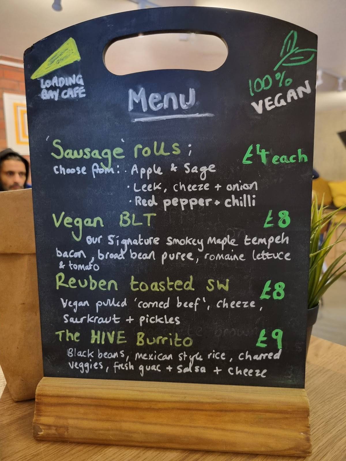 Menu at Loading Bay Cafe, Windsor