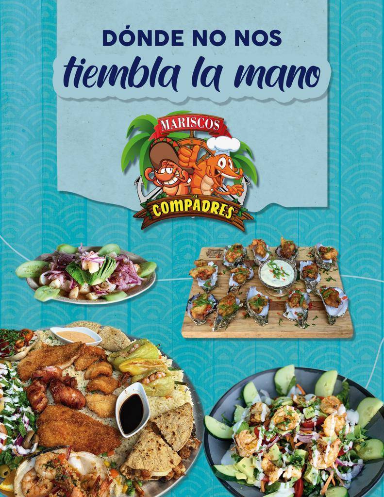Carta del restaurante Mariscos Los Compadres, Mexicali, Av Pdte Gómez ...