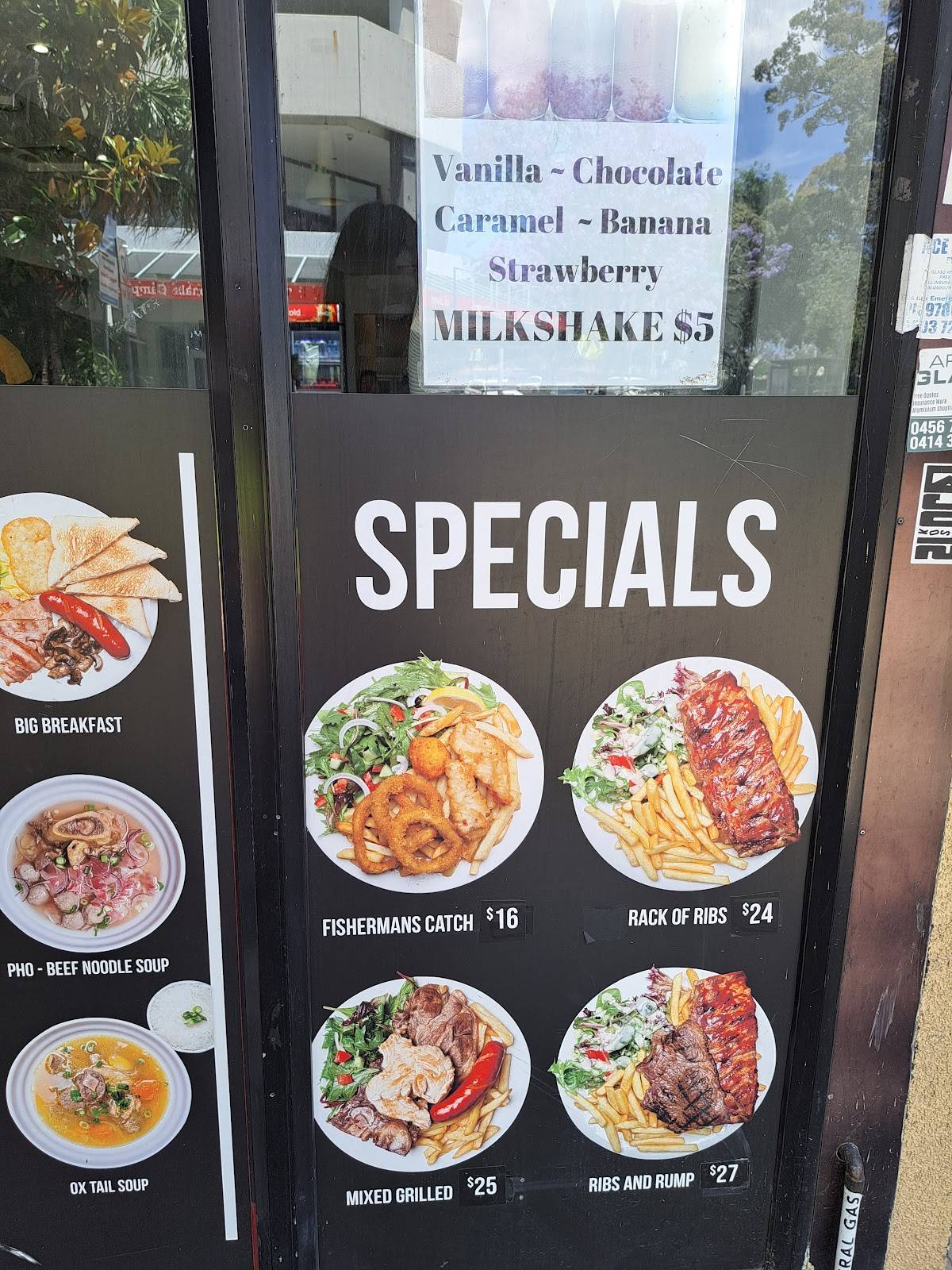 Menu at Mr B Eatery restaurant, Campbelltown