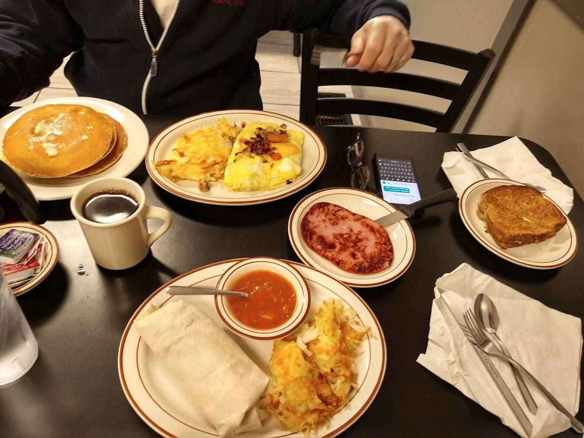 Menu at O J's Diner restaurant, Marshalltown