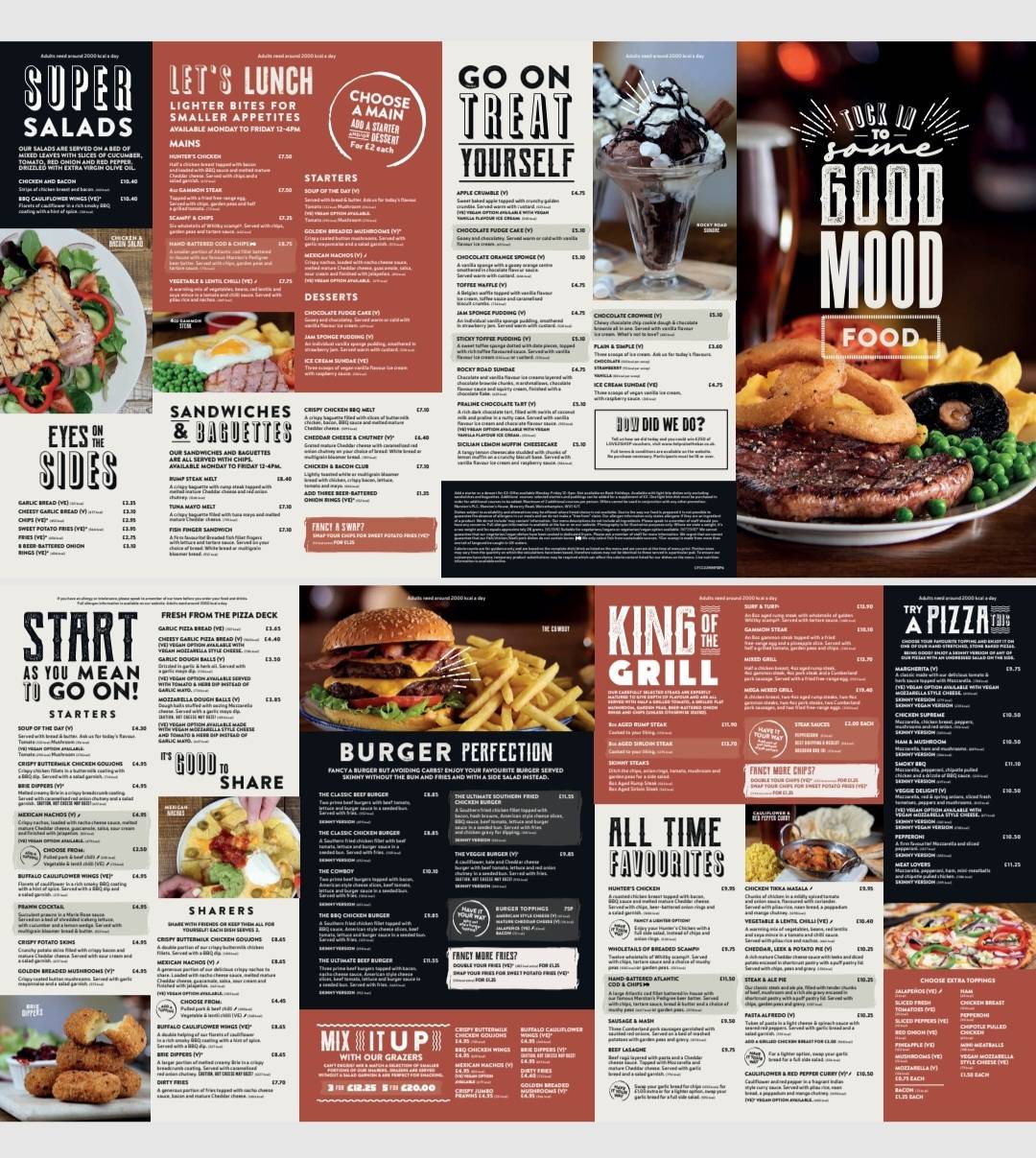 Menu at Running Horse restaurant, Fakenham