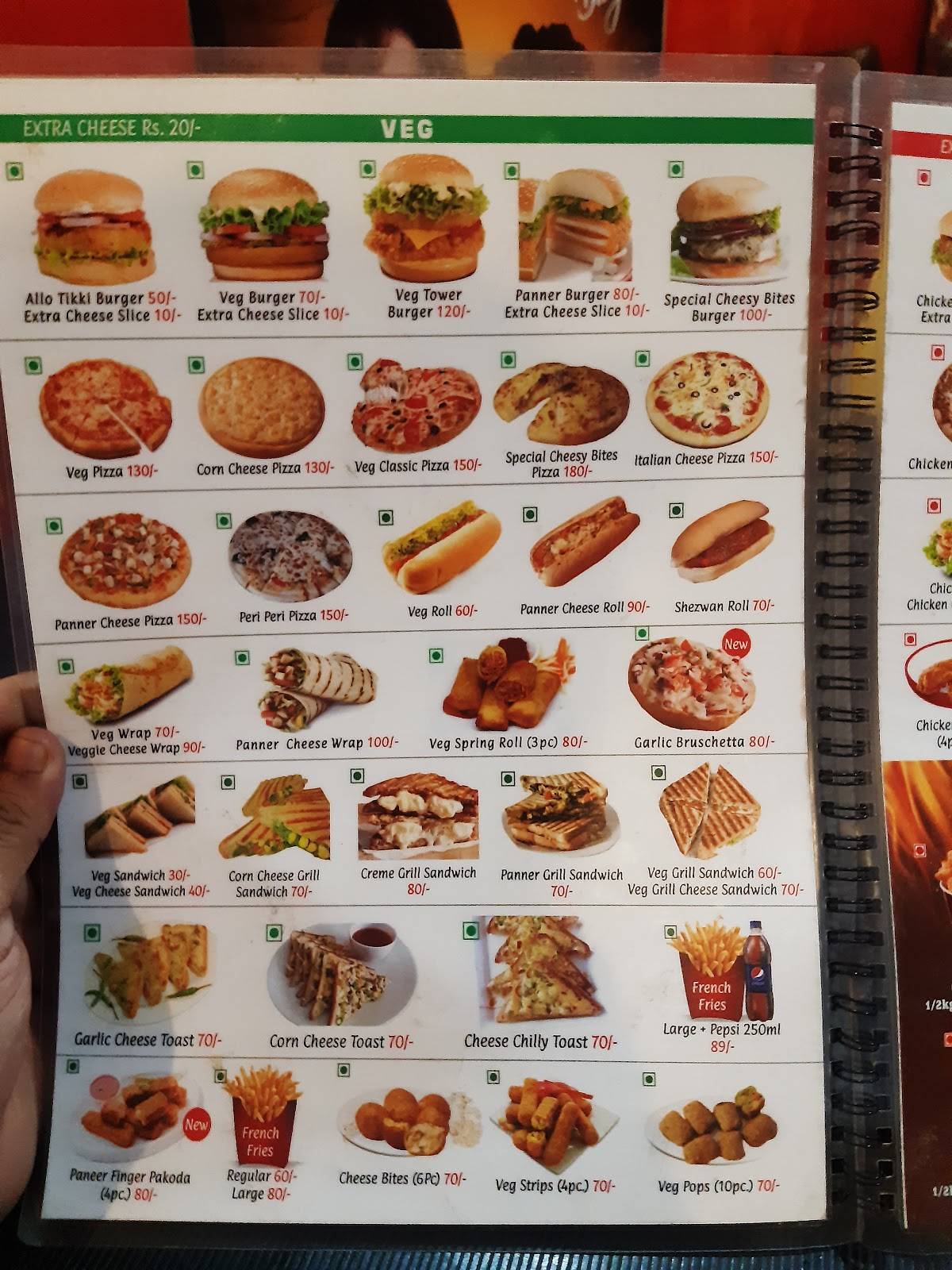 Menu at Shri's Cheesy Bites Grilled chicken, Solapur