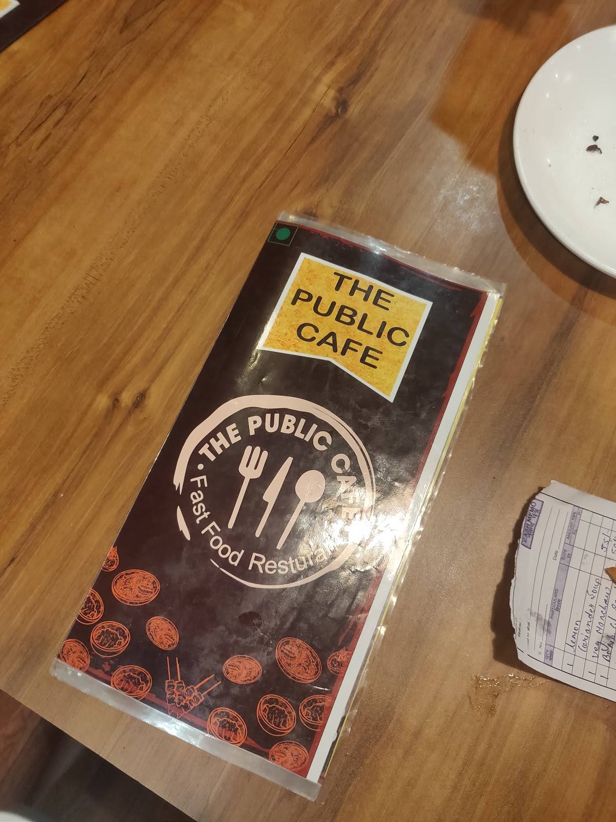 Menu at THE PUBLIC CAFE, Betul