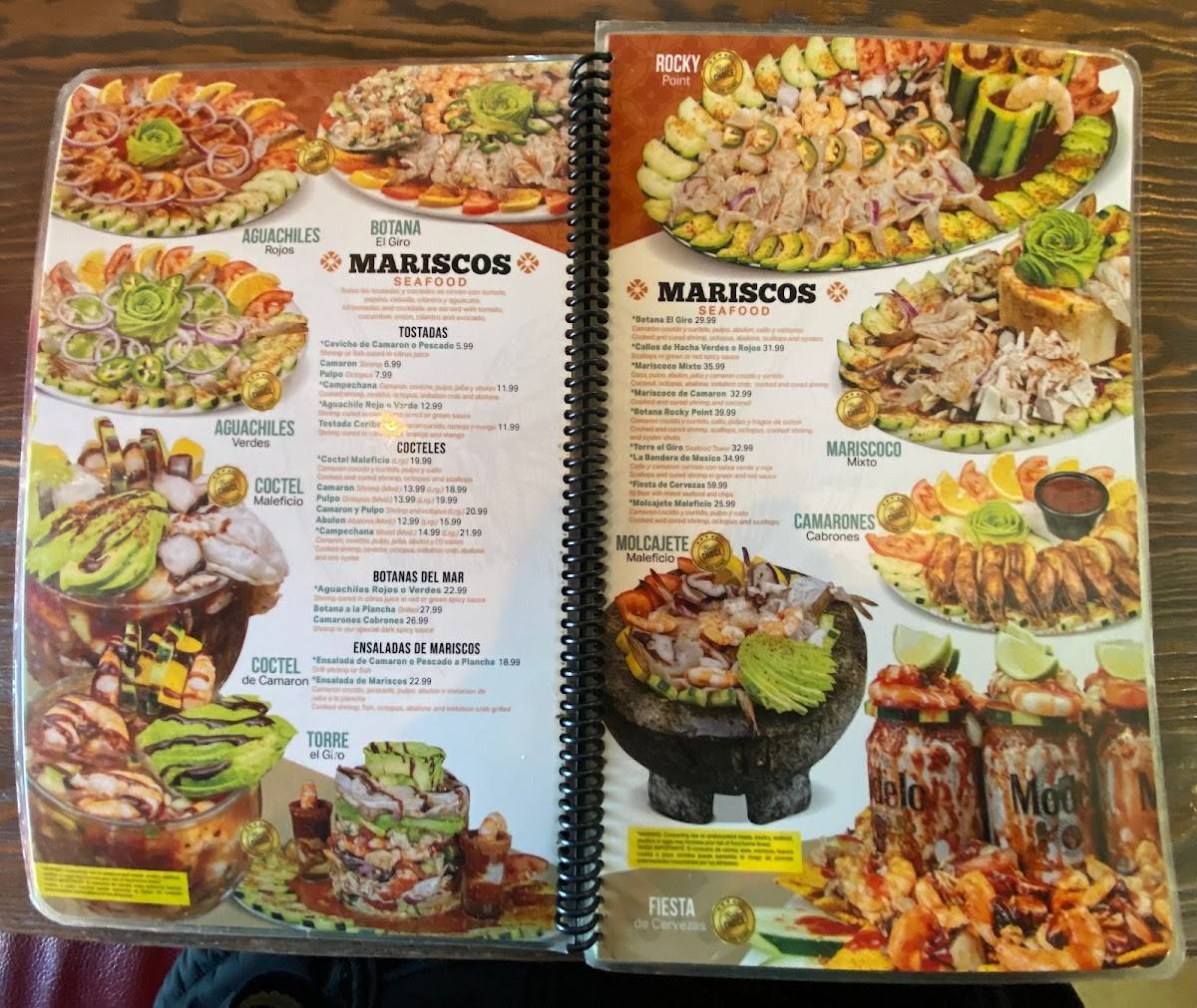 Menu at Taco Giro Mexican Grill restaurant, Sierra Vista