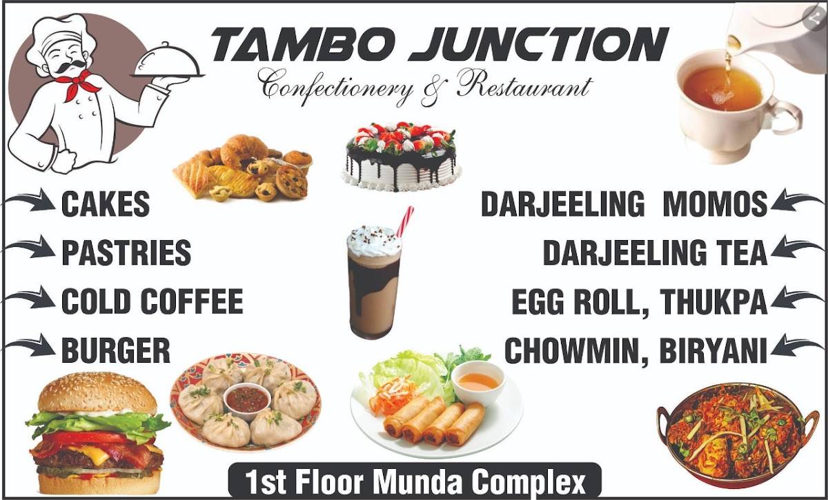 Menu at Tambo Junct'n- Lounge & Rooftop Restaurant, Chaibasa
