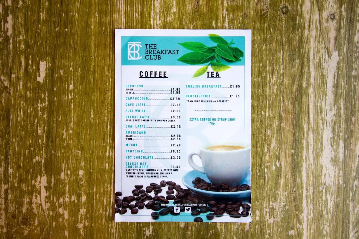 Menu at The Breakfast Club, Gurugram, SF-35