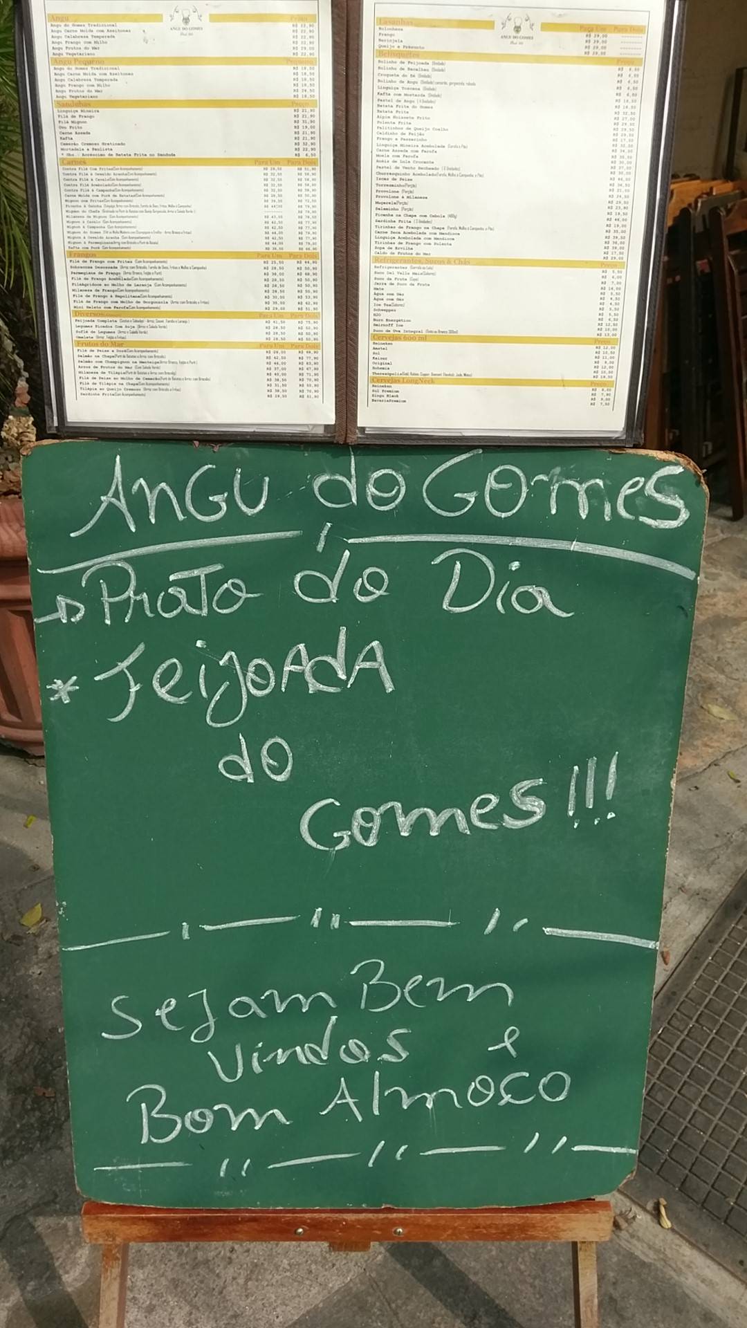 Menu em Angu do Gomes pub & Bar, Rio de Janeiro, R. Sacadura Cabral