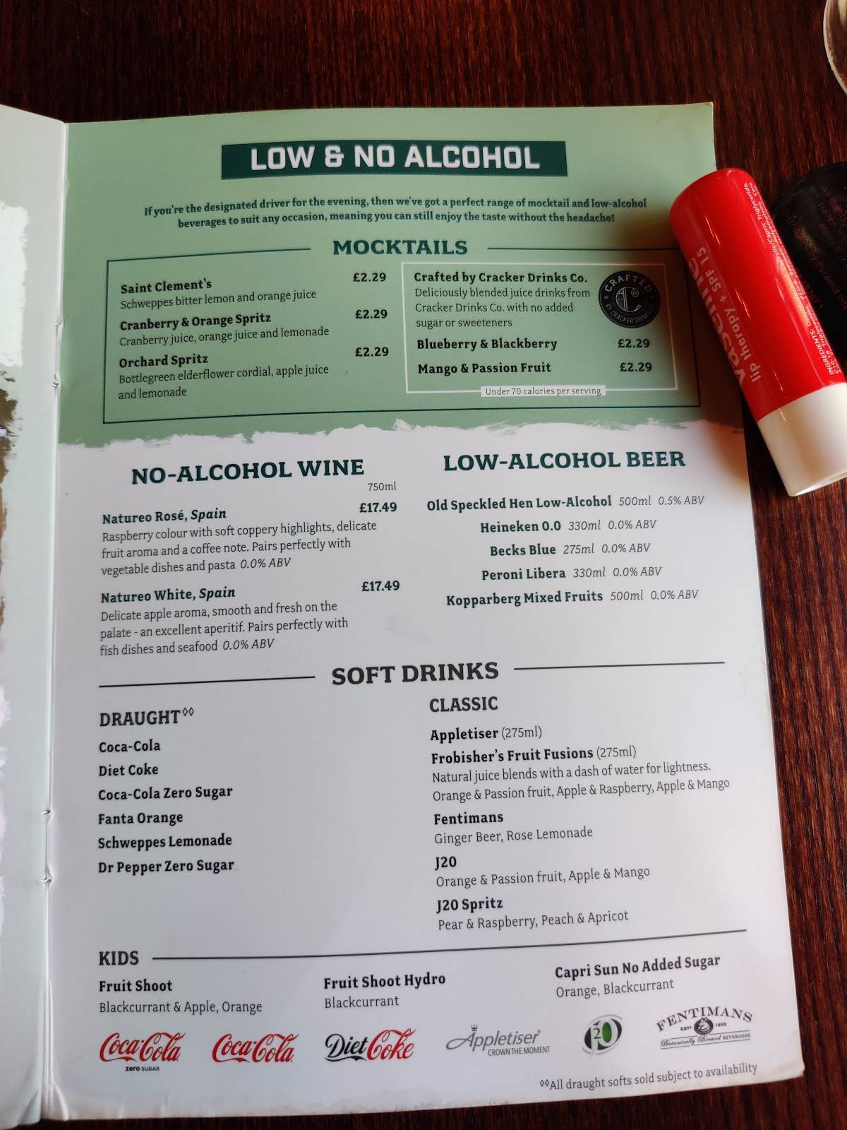 Menu at Robin Hood - Pub & Grill, Cambridge