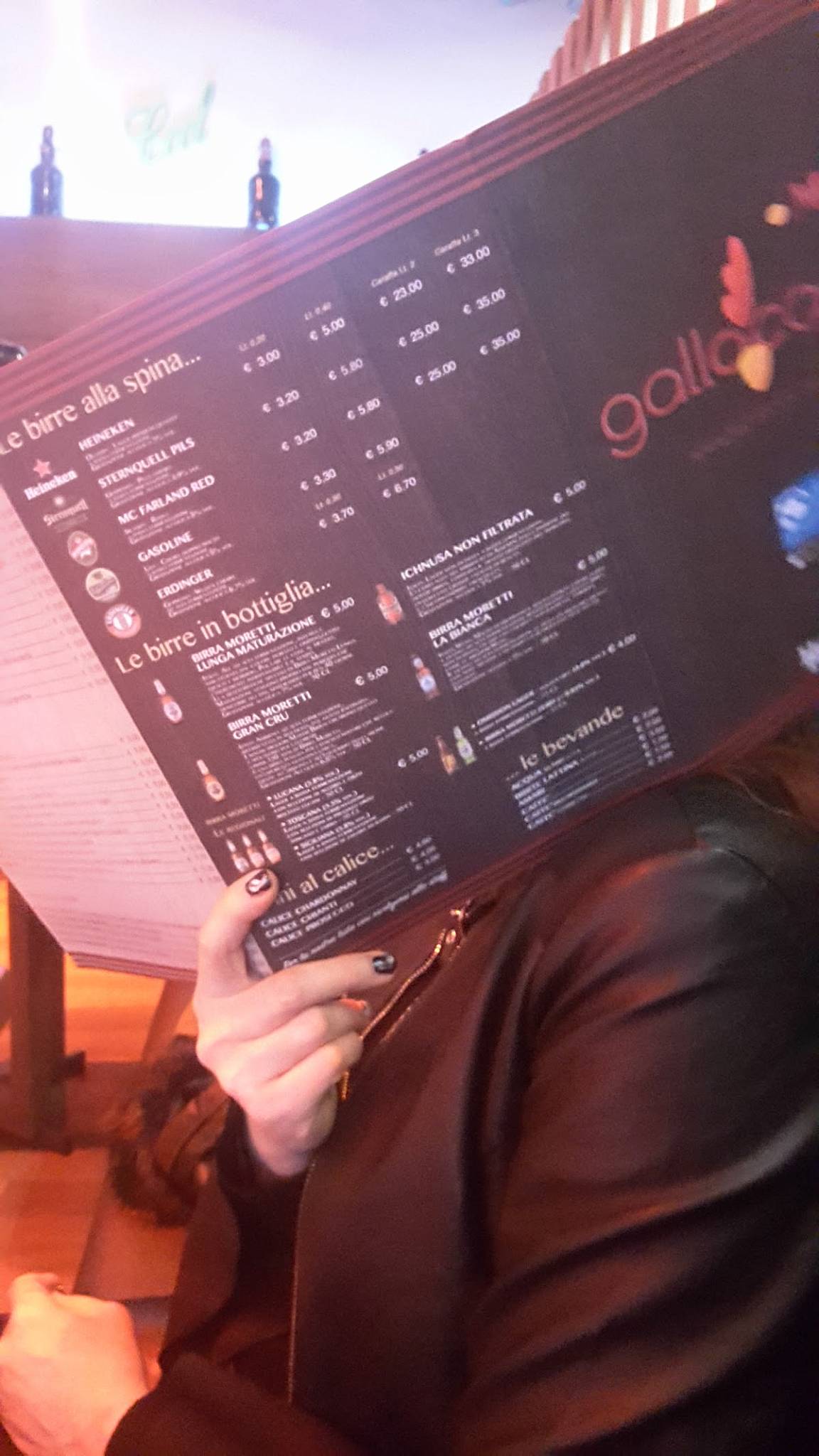 Menu at Galloway Capitale BBQ, Rome, Via di Settebagni
