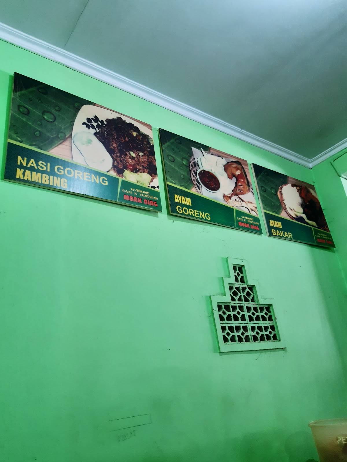 Menu at Rumah Makan Sate Kambing Dan Tongseng Mbak Ning restaurant, Mungkid