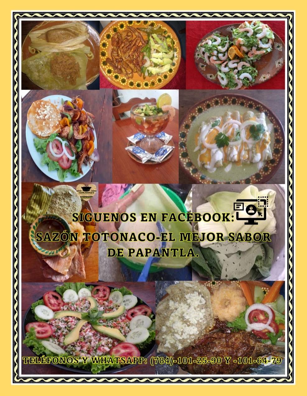 Carta del restaurante Sazón Totonaco-El mejor sabor del papantla ...