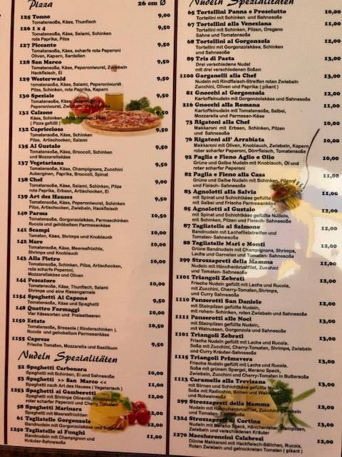 Speisekarte von San Marco Restaurant, Selters(Westerwald)