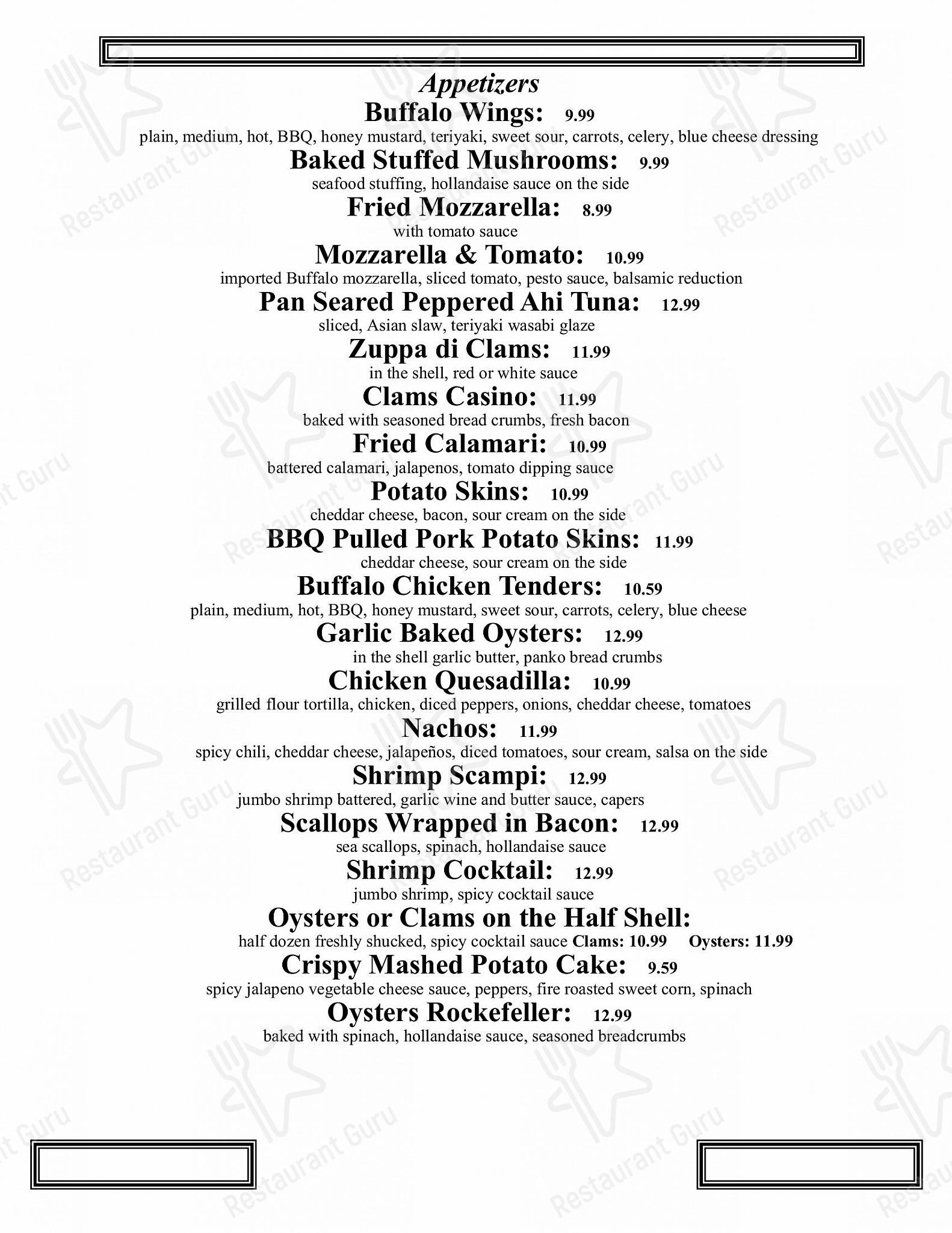 Menu at Skyline Restaurant & Banquet, Windsor Locks, 106 Ella Grasso ...