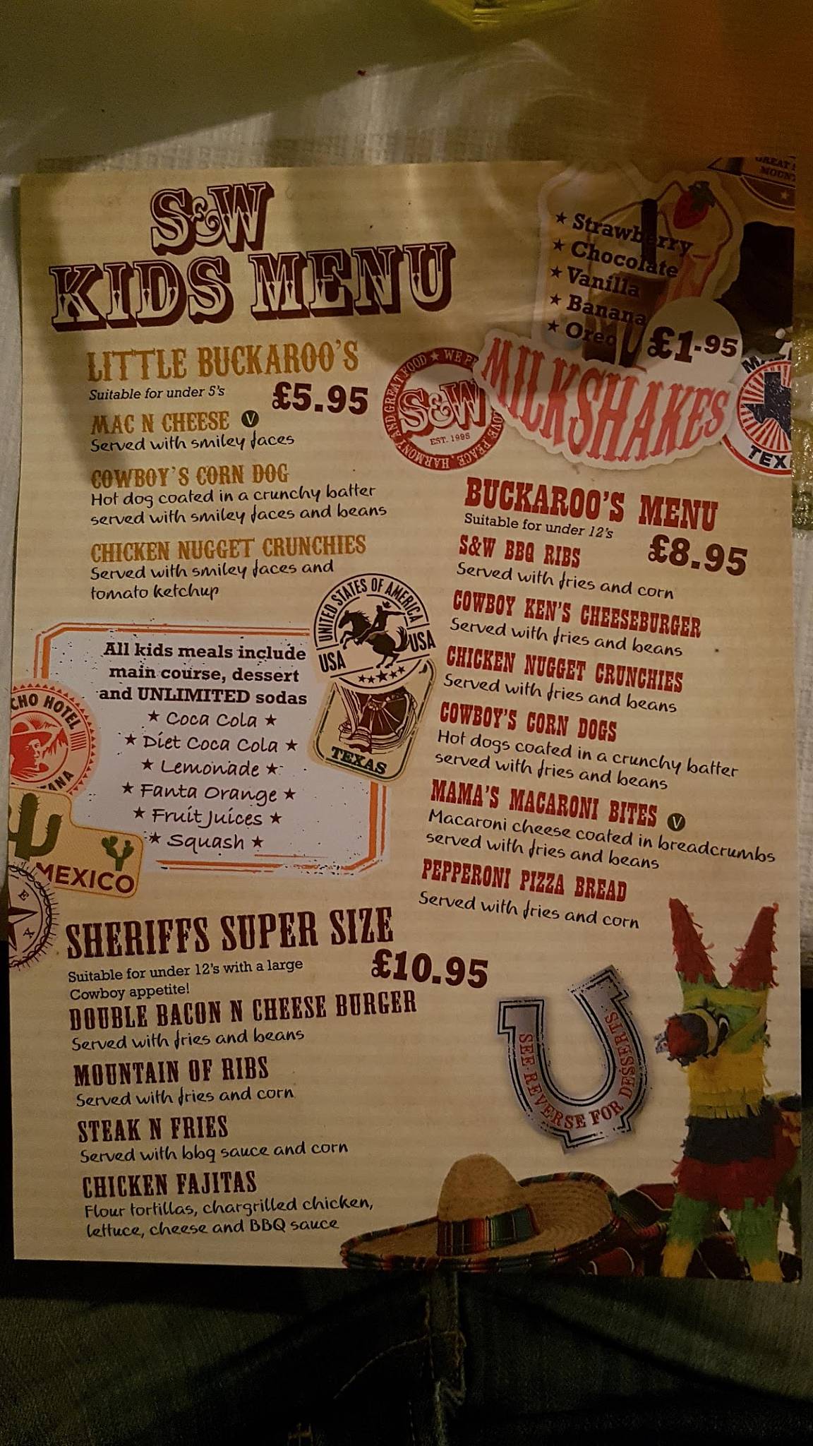 Menu at Smith & Western - Boxhill restaurant, Box Hill