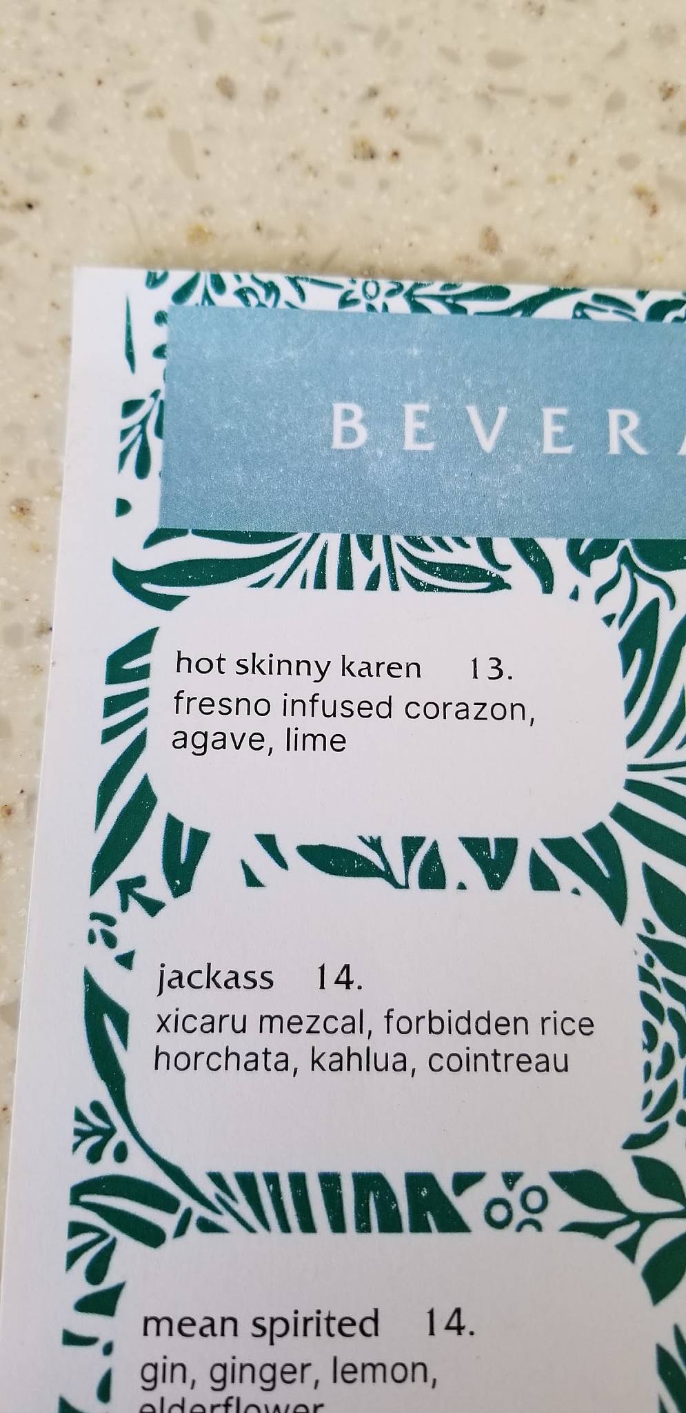 Menu at CoLab Kitchen Restaurant, Stuart