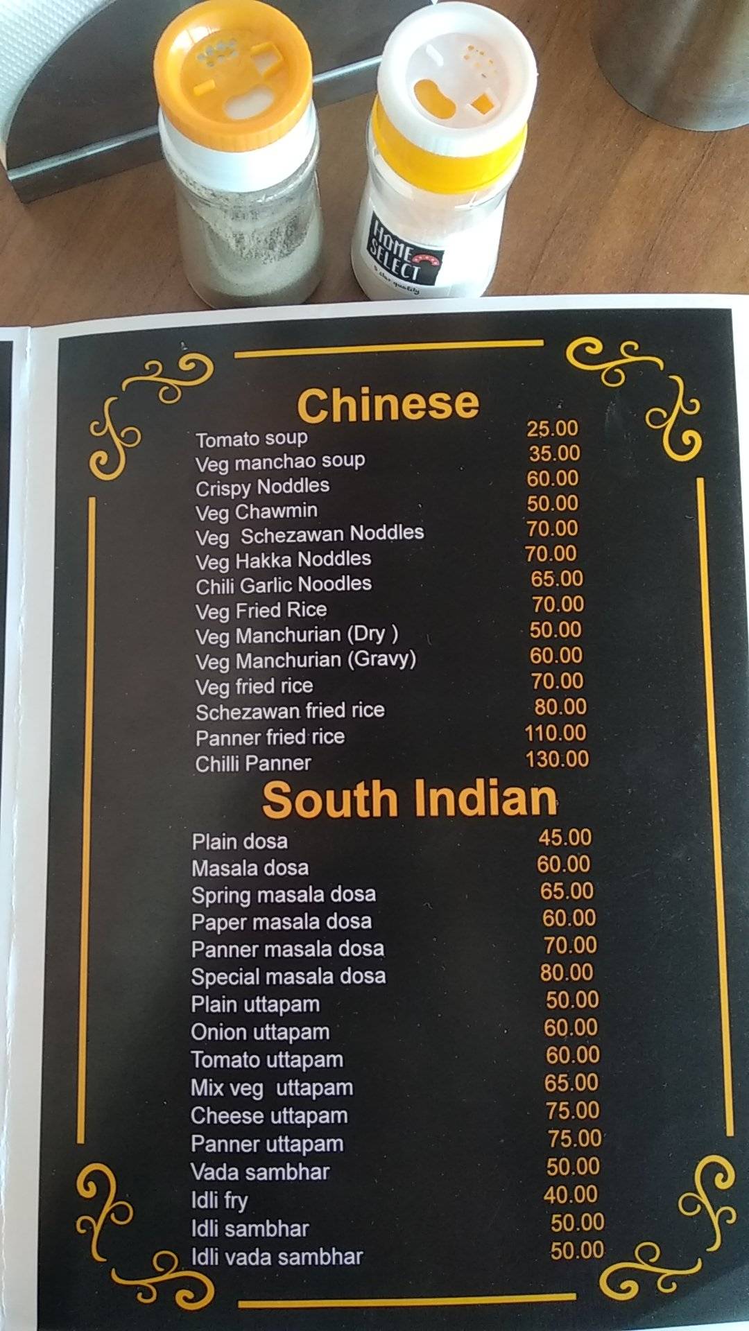 Menu at THE PUBLIC CAFE, Betul